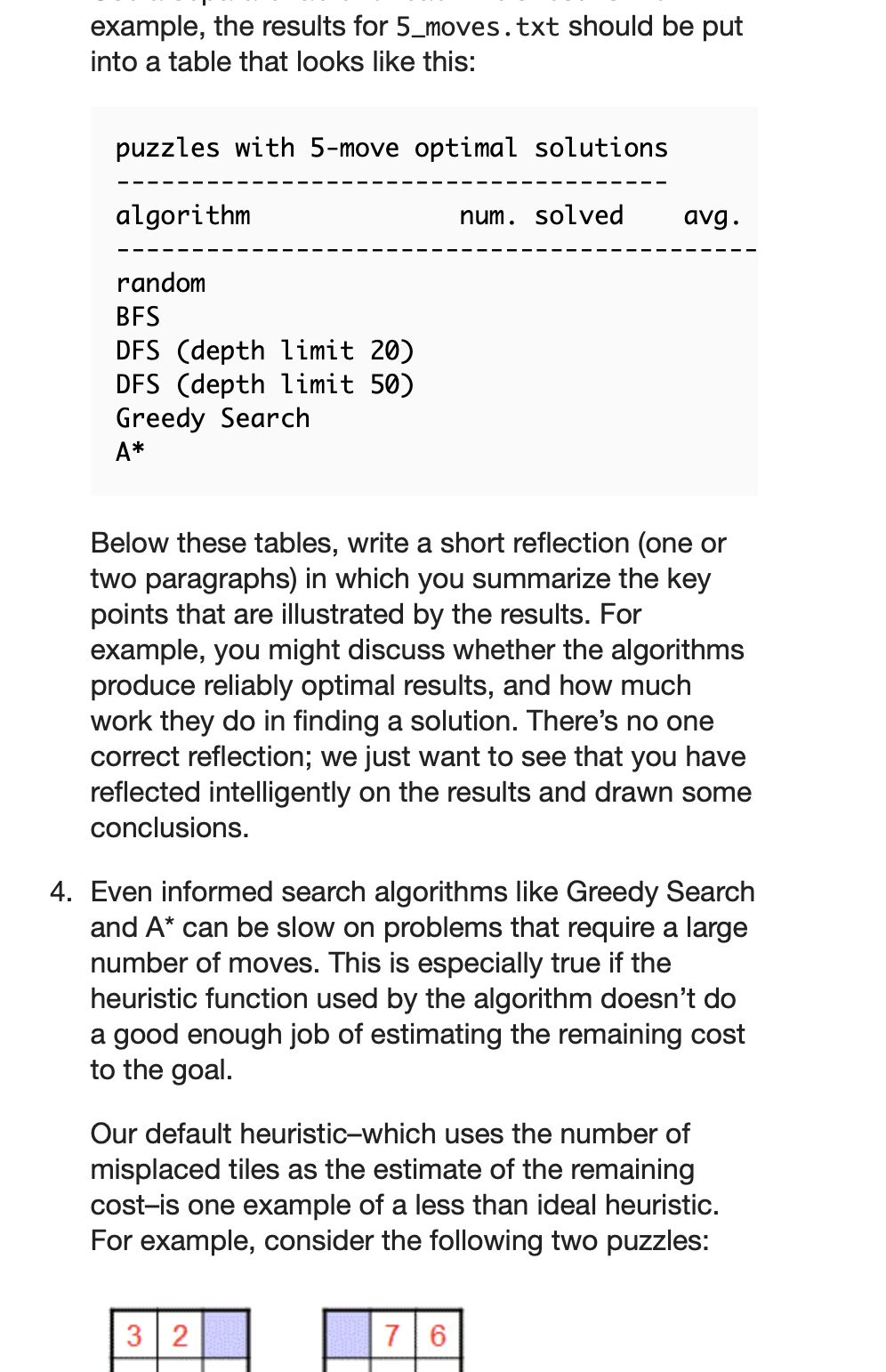 Solved Part V: Compare algorithms, and try to speed things | Chegg.com