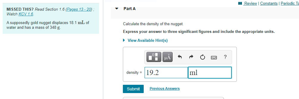 Solved Review Constants Periodic Ta Part A MISSED THIS? Read | Chegg.com