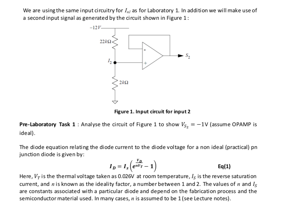 Solved We are using the same input circuitry for Ini as for | Chegg.com