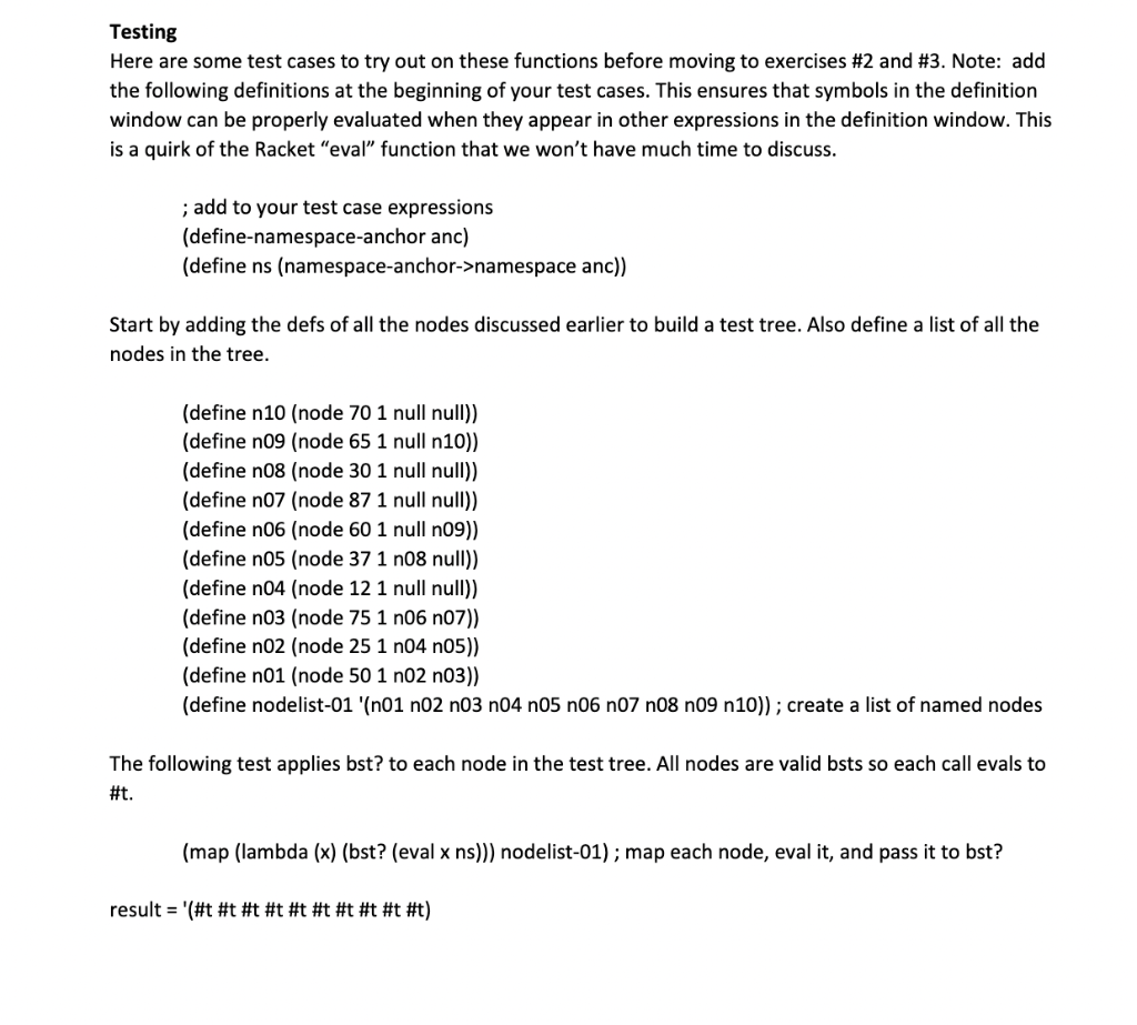 BST exercise #1 In this exercise, we will take some | Chegg.com BST exercise #1 In this exercise, we will take some | Chegg.com