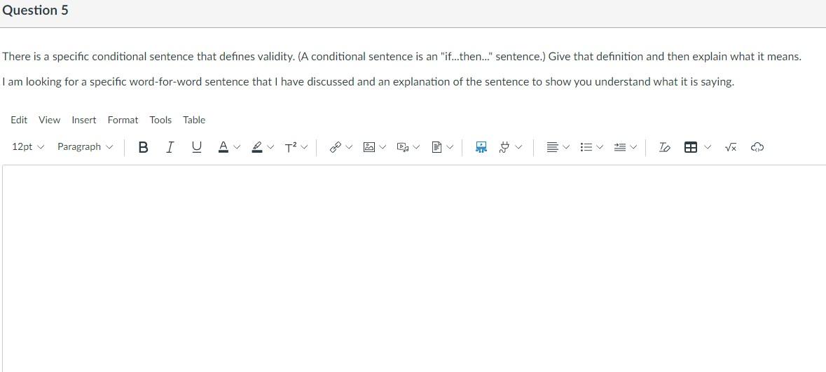There is a specific conditional sentence that defines | Chegg.com