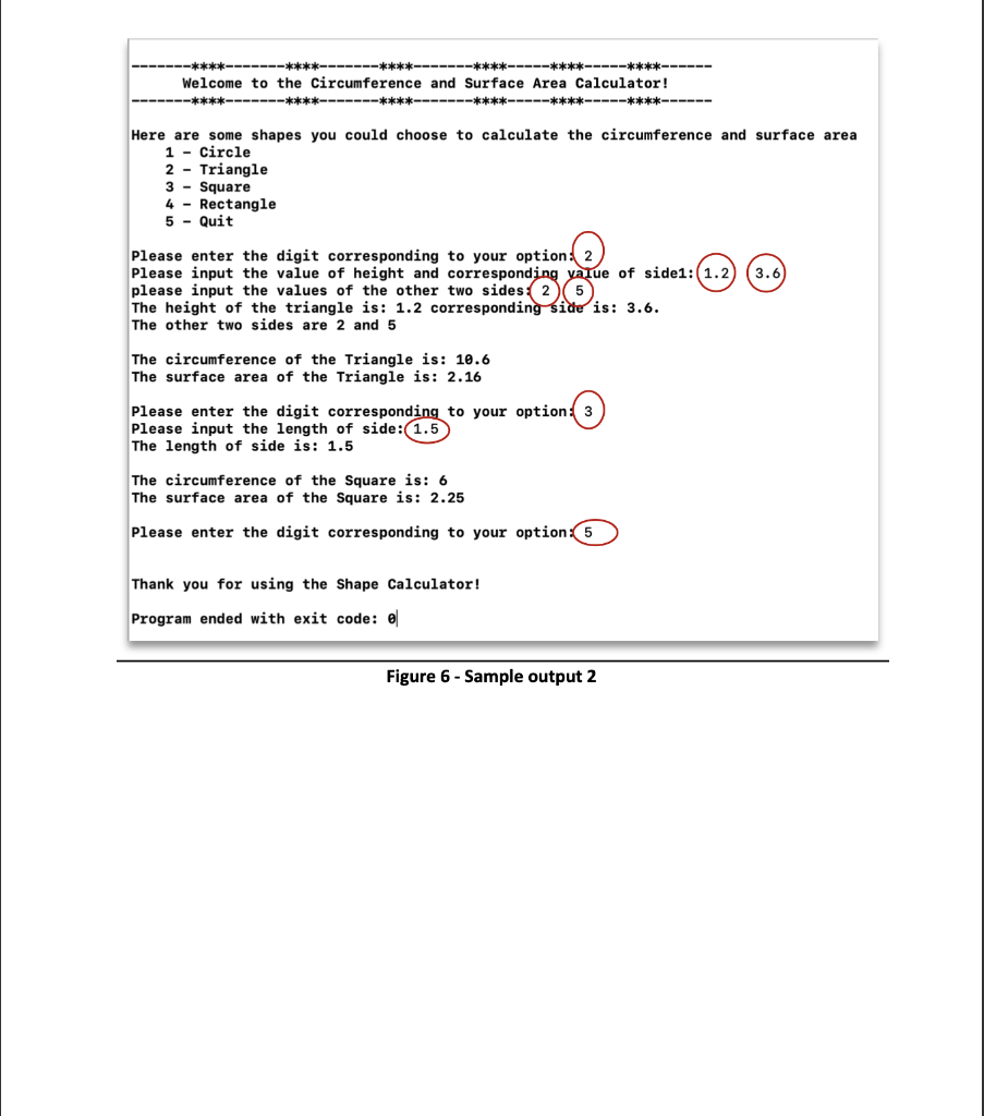 Solved Programming Exercise #2 - Nested Loops & User Defined | Chegg.com