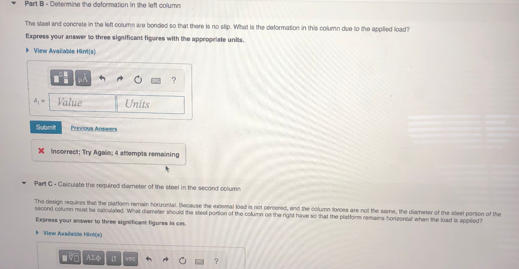 Solved Learning Goal: To use deformation compatibility | Chegg.com