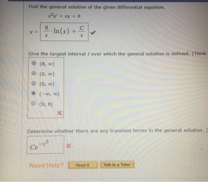 Solved Find the general solution of the given differential | Chegg.com