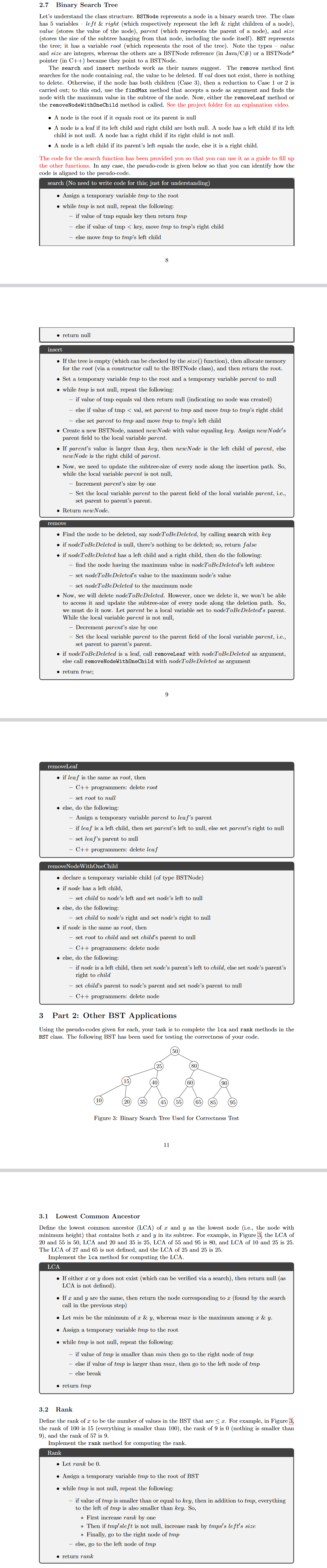 Java Codepublic Class Bst public Bstnode Root