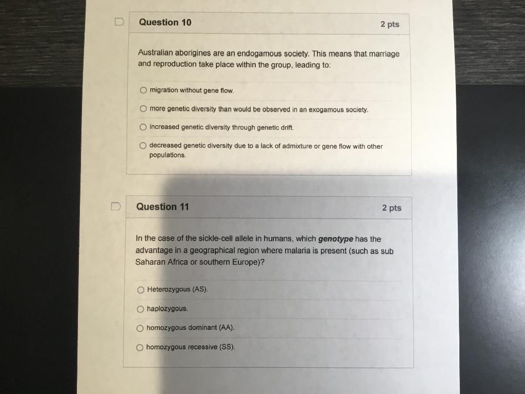 Solved Australian aborigines are an endogamous society. This | Chegg.com