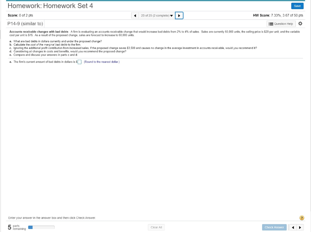 Solved Homework: Homework Set 4 Save 23 of 25 (2 complete) | Chegg.com
