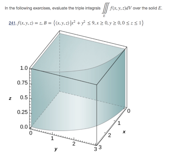 Solved In the following exercises, evaluate the triple | Chegg.com