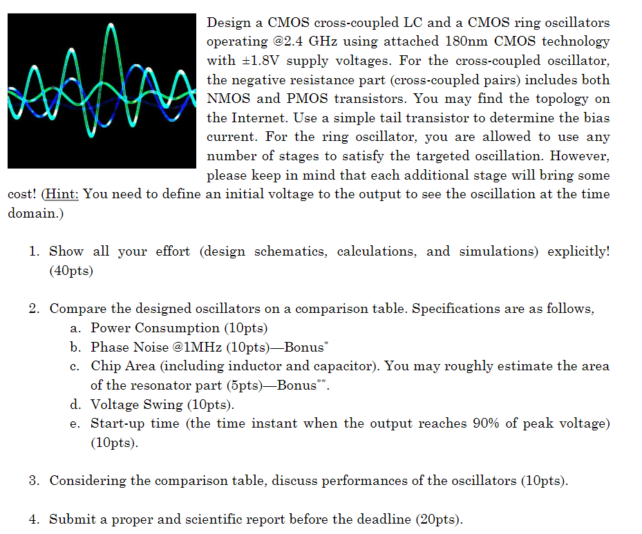 badan Design a CMOS cross-coupled LC and a CMOS ring | Chegg.com badan Design a CMOS cross-coupled LC and a CMOS ring | Chegg.com