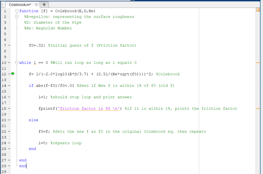 Solved I am having difficulty getting my MATLAB code to | Chegg.com