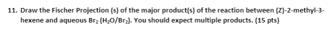 Solved I need help with my OChem practice exam, it's due at | Chegg.com
