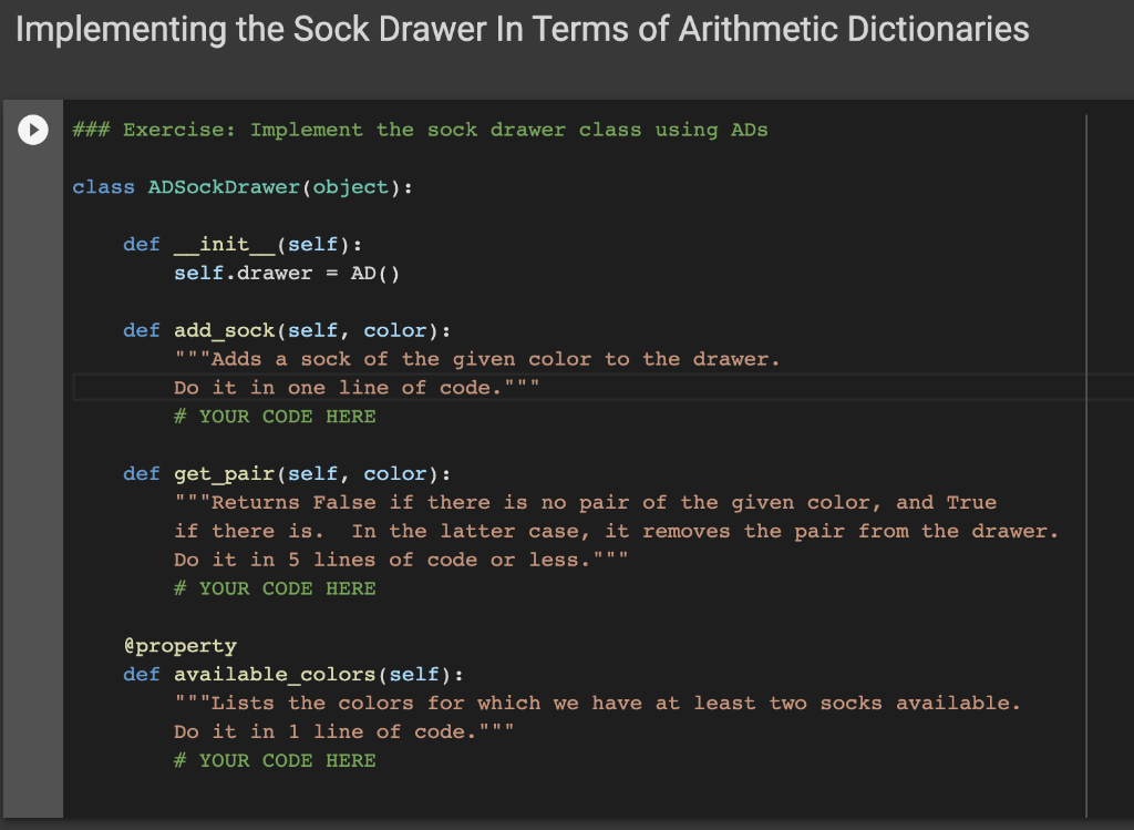 Solved Answer In Python Fill In Where It Says YOUR CODE Chegg