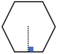 Solved An apothem is drawn into the regular hexagon shown. | Chegg.com