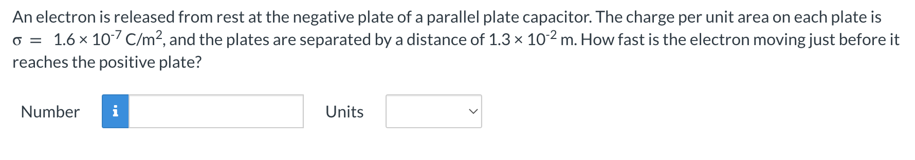 Solved An electron is released from rest at the negative | Chegg.com