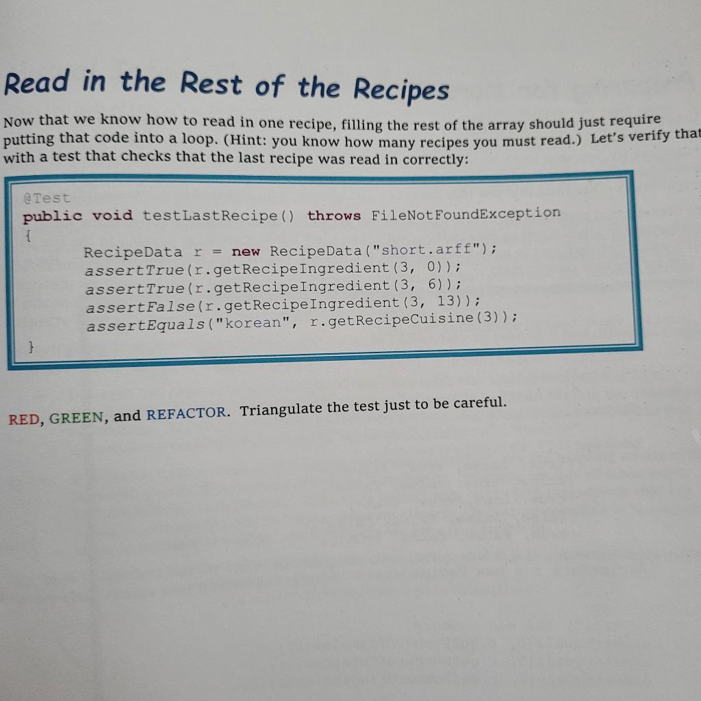 hi having trouble with recipe cuisine string to the | Chegg.com