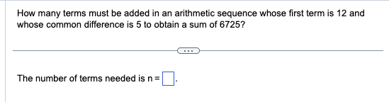 Solved Find the first term and the common difference of the | Chegg.com