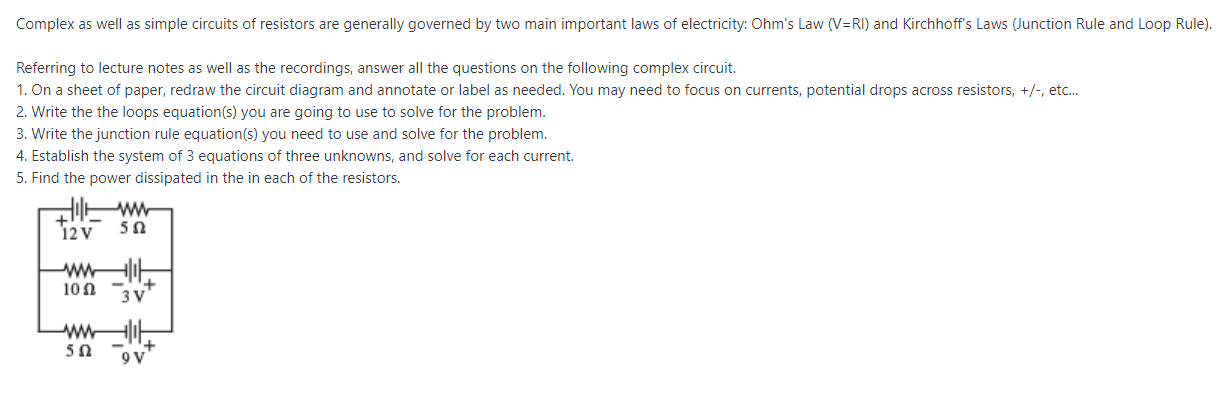Solved Complex as well as simple circuits of resistors are | Chegg.com