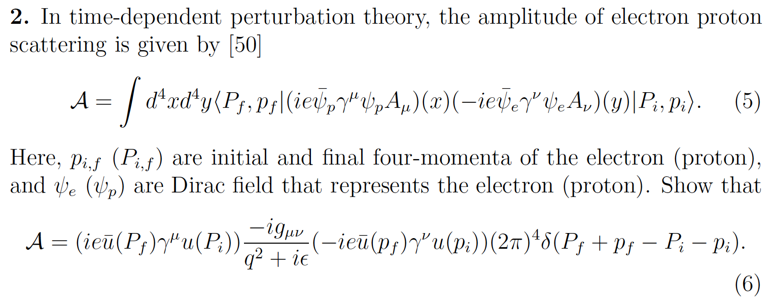 2. In time-dependent perturbation theory, the | Chegg.com