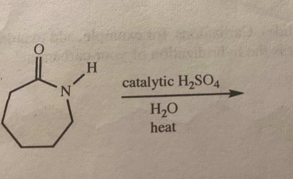 Solved H2O catalytic H2SO4 heat | Chegg.com