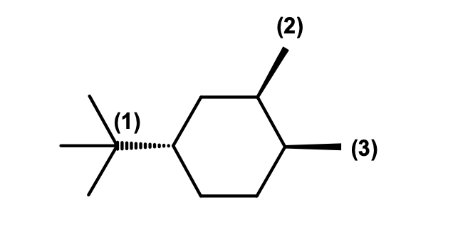 Solved Consider the 2 substituents on the cyclohexane ring | Chegg.com