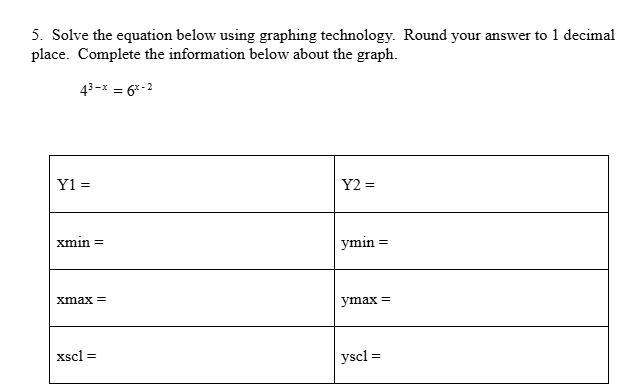 Solved by an EXPERT Solve the equation below using graphing technology. | Chegg.com