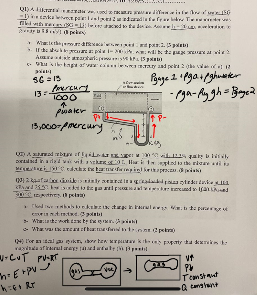 Solved Q1=1 (SG=13) ﻿before attached to ﻿the device. Assume | Chegg.com