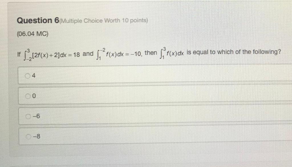 Solved If Integral From Negative 2 To 3 Of The Quantity 2 Chegg