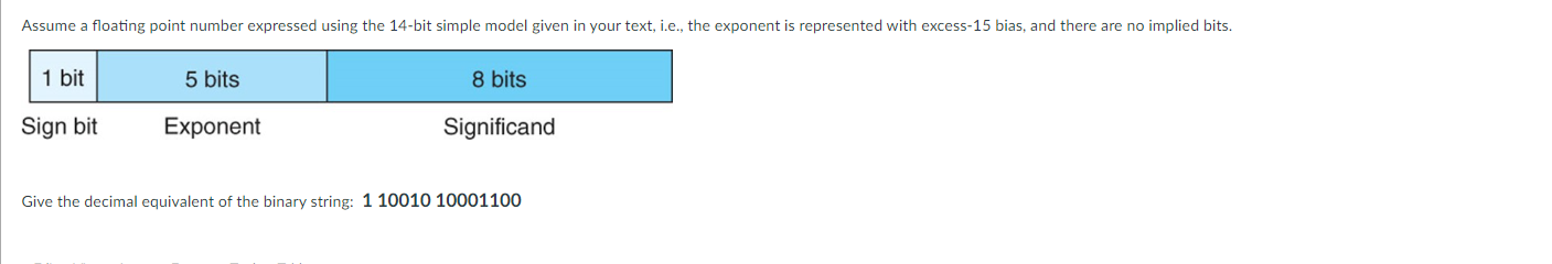 Solved Give the decimal equivalent of the binary string: | Chegg.com