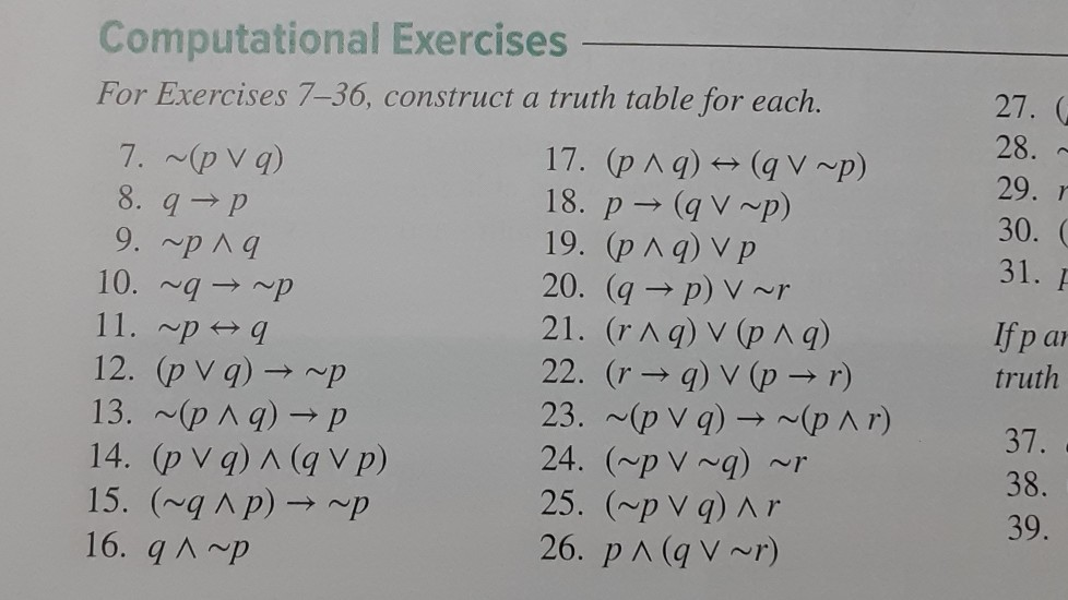Solved 30. 31. 1 Computational Exercises For Exercises 7–36, | Chegg.com