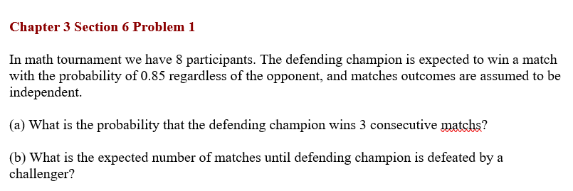 Solved Chapter 3 Section 6 Problem 1 In math tournament we | Chegg.com