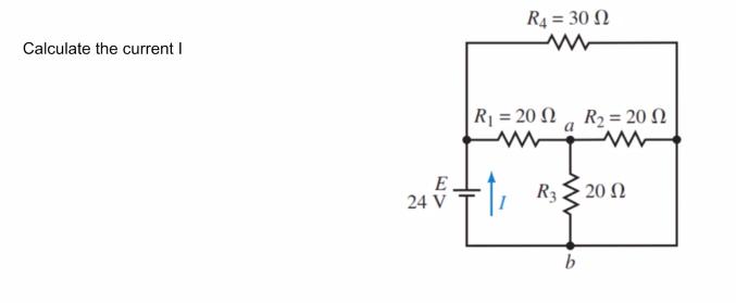 Solved Calculate the current I | Chegg.com