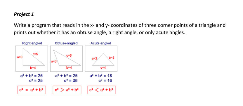 Solved Project 1 Write A Program That Reads In The X And 1392