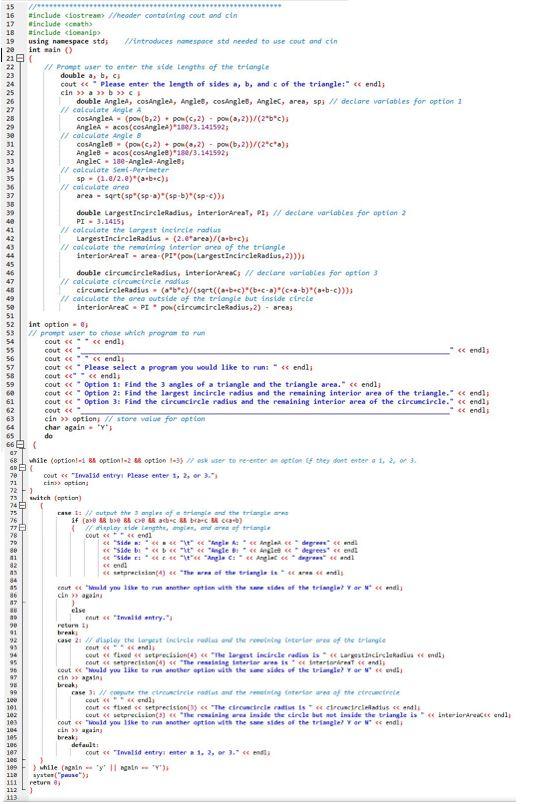 Solved im trying to get the program to run again if the user | Chegg.com