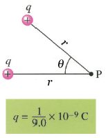 Solved Find the electric field at P in the figure shown | Chegg.com