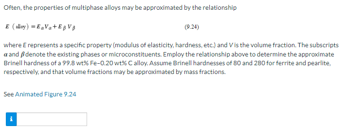 Solved Often, the properties of multiphase alloys may be | Chegg.com