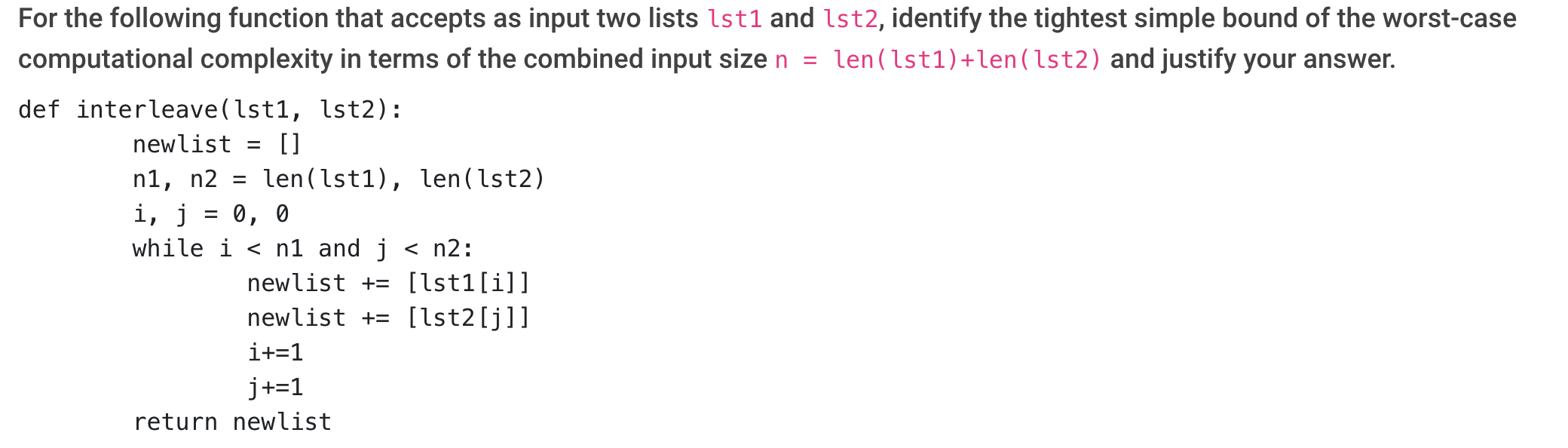 Solved For the following function that accepts as input two | Chegg.com