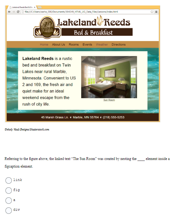 Solved Lakeland Reeds Bed & | Chegg.com