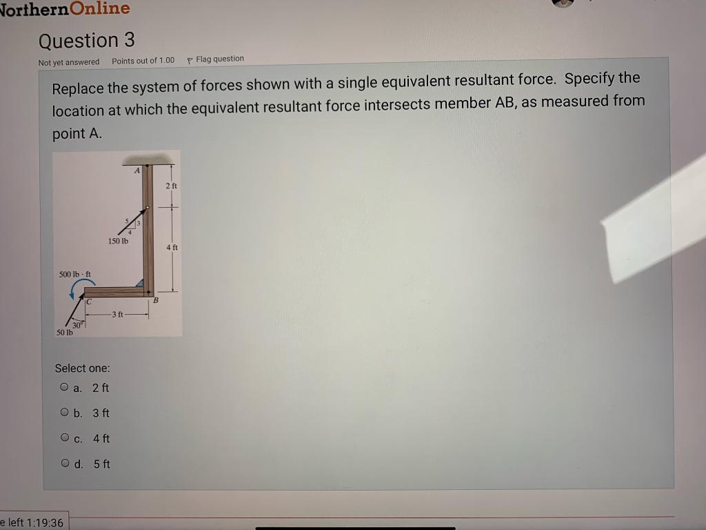 Solved Replace the system of forces shown with a single | Chegg.com
