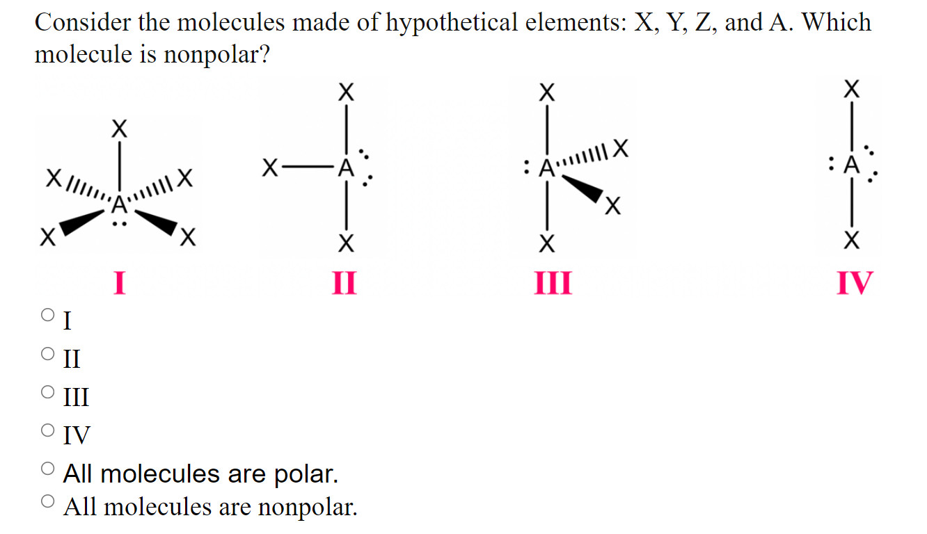 Solved Consider the molecules made of hypothetical elements: | Chegg.com Solved Consider the molecules made of hypothetical elements: | Chegg.com