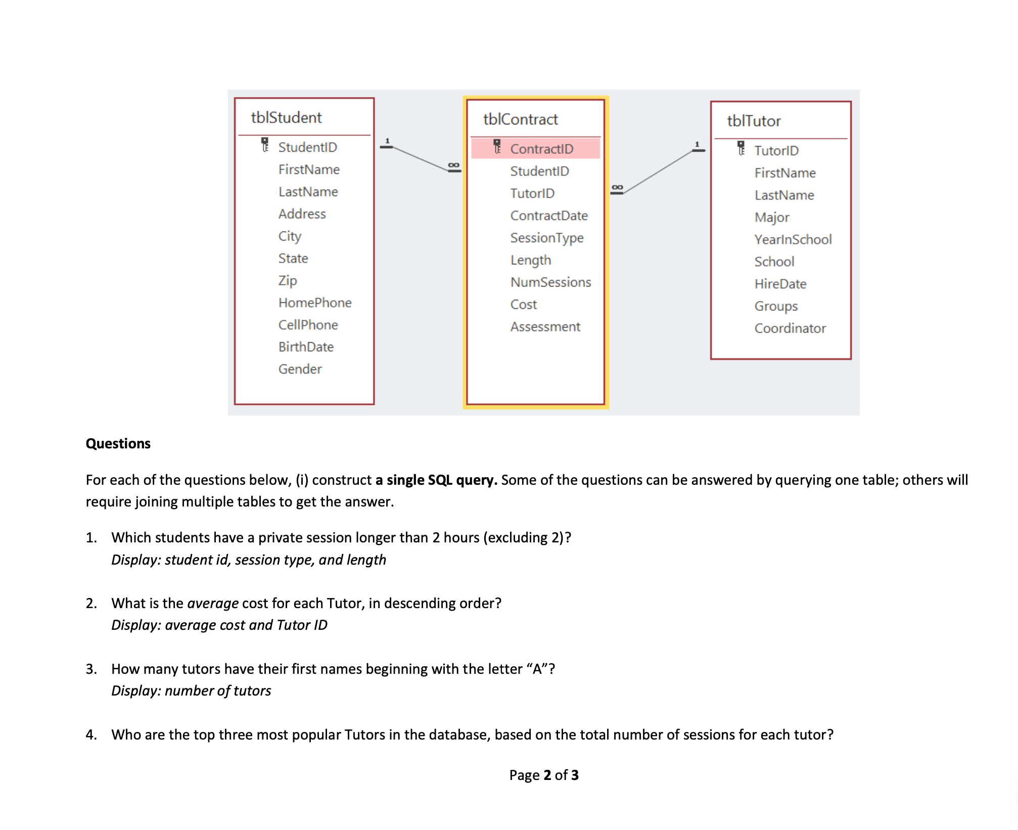 Submission Instructions - Complete and submit your | Chegg.com