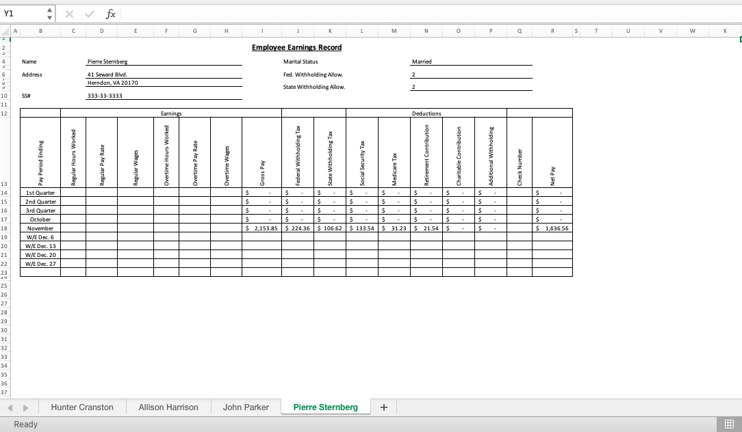 One-Month Project NOTE! Templates needed to complete | Chegg.com