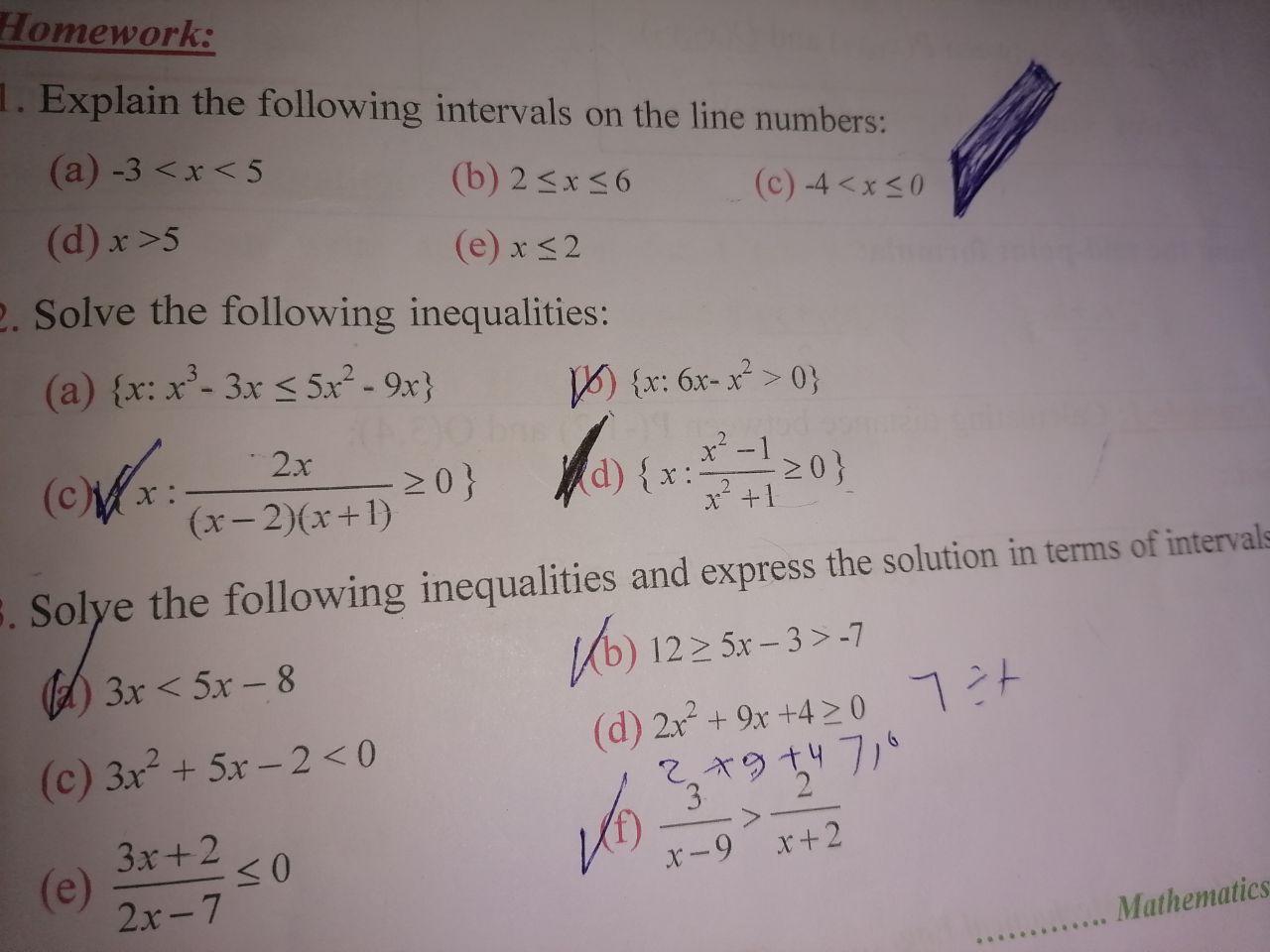 Solved Homework: 1. Explain the following intervals on the | Chegg.com