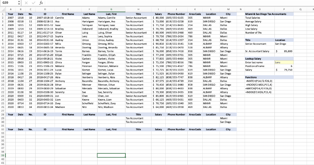 Solved Step Instructions Points Possible 1 0 Start Excel. | Chegg.com