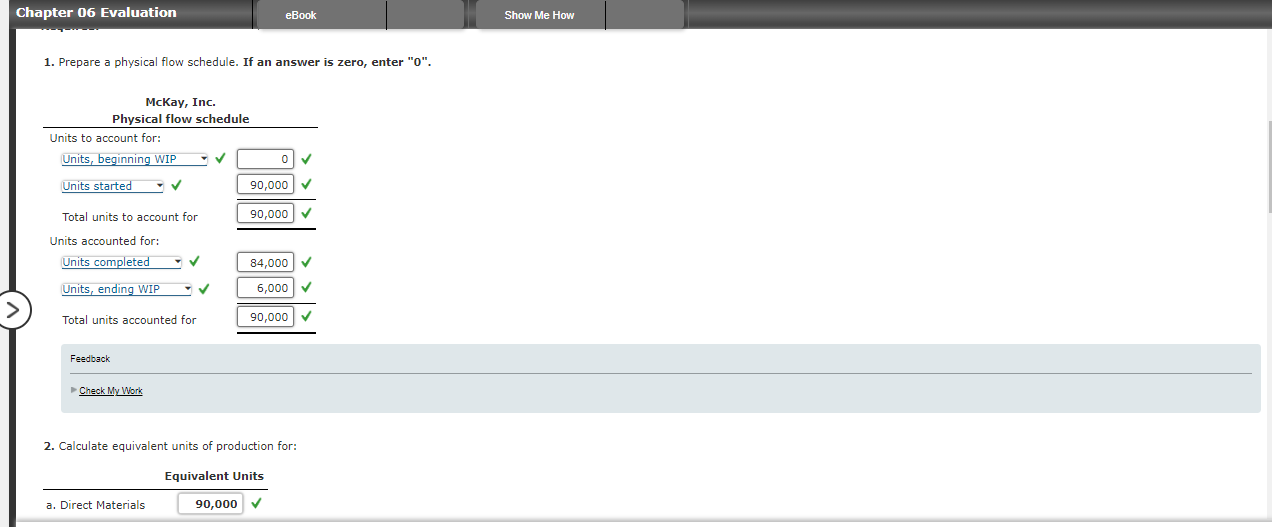 Solved Physical Flow, Equivalent Units, Unit Costs, No | Chegg.com