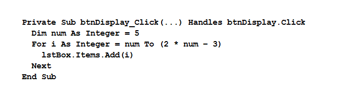 Solved Visual Basic Please do following in Microsoft Visual | Chegg.com