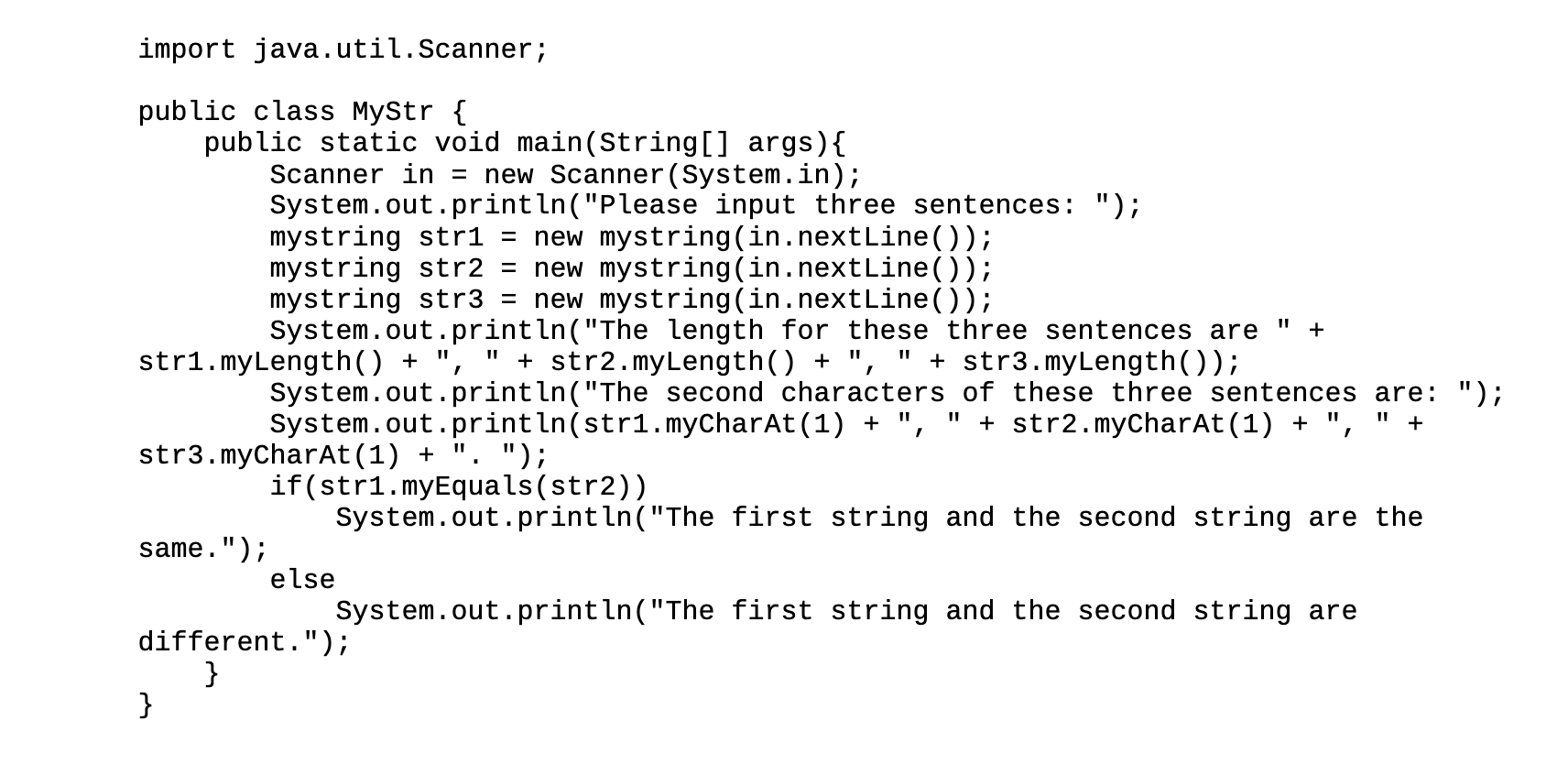 Solved 4 Mystrjava Using The Array Notations We Learned 7469