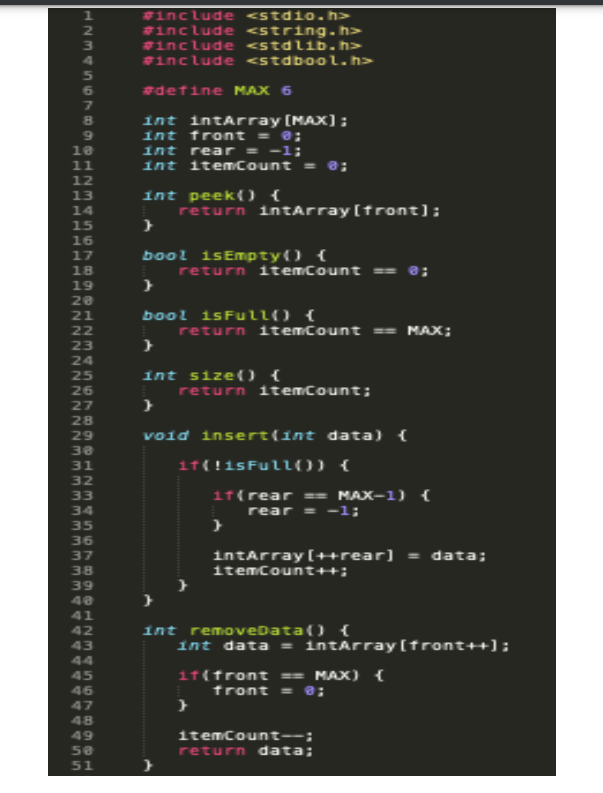 Solved Output Queue is full! Element removed: 3 Element at | Chegg.com