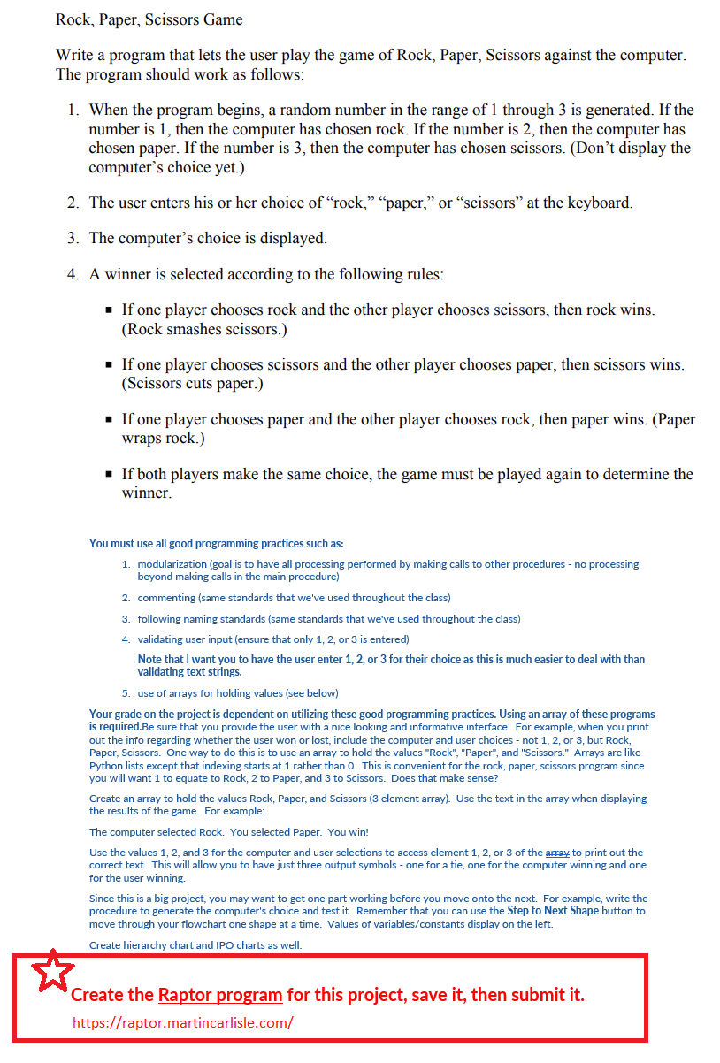 Project Due April 9th. For Python class. Please don't | Chegg.com