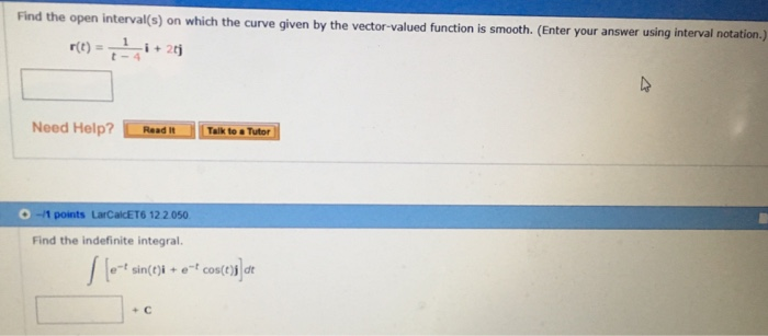 Solved Find the open interval (s) on which the curve given | Chegg.com
