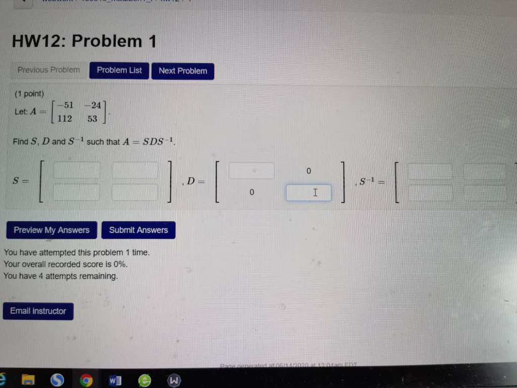 Solved HW12: Problem 1 Previous Problem Problem List Next | Chegg.com Solved HW12: Problem 1 Previous Problem Problem List Next | Chegg.com